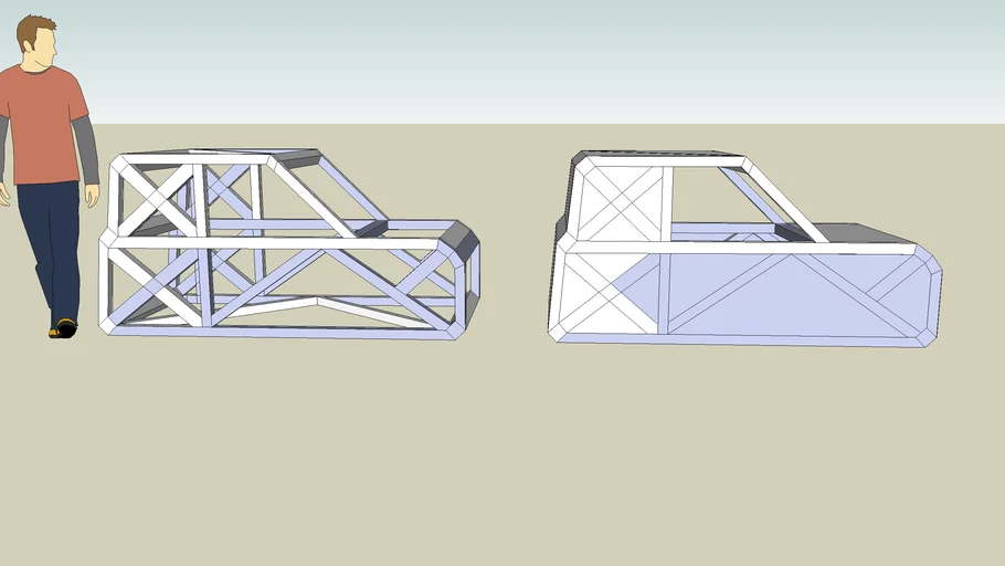 Mini Cooper Framework | 3D Warehouse