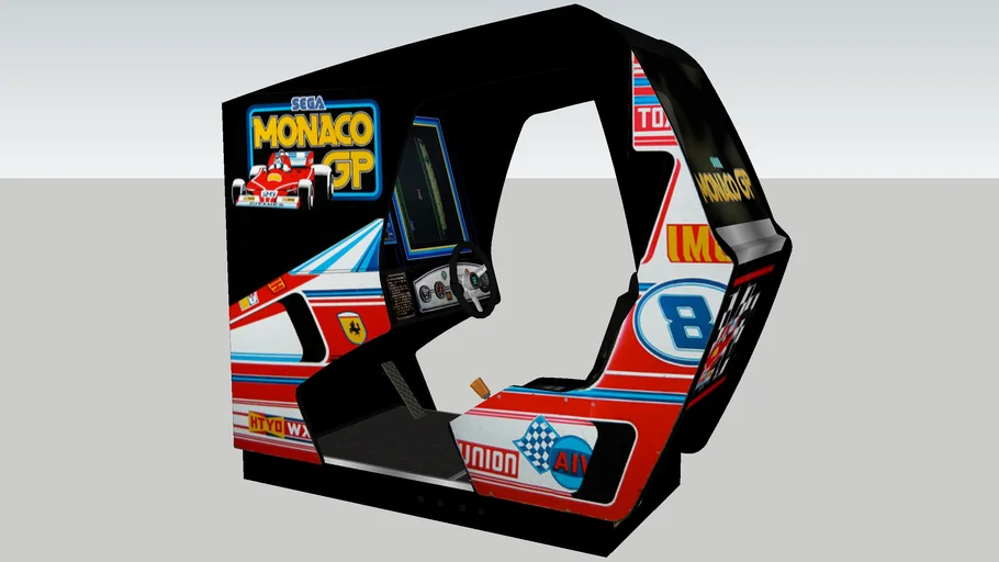Monaco GP cockpit arcade game | 3D Warehouse