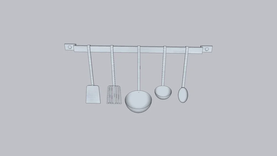 Spoonrack Lepelrek | 3D Warehouse