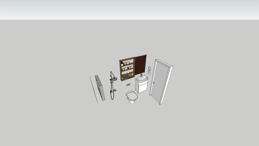 bathroom props | 3D Warehouse