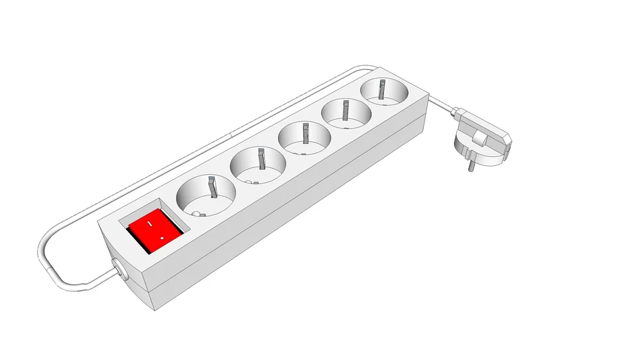 Colokan 5 Lubang | 3D Warehouse