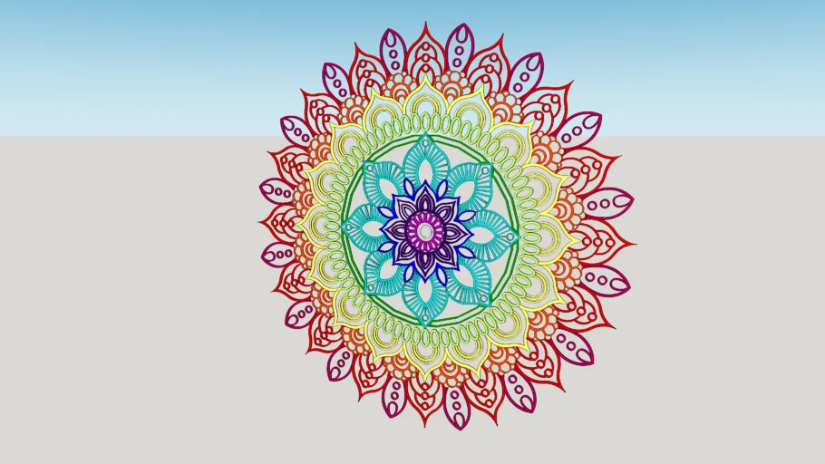 Mandala_02 | 3D Warehouse