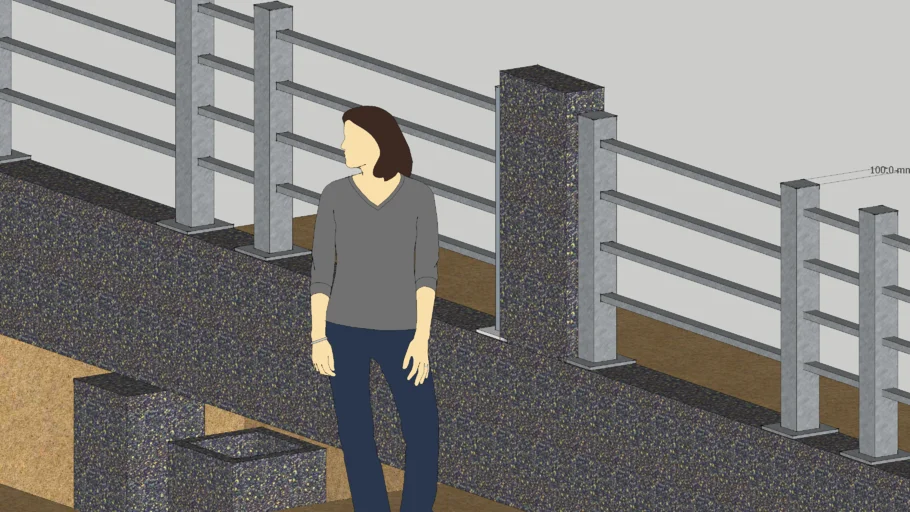 compound wall | 3D Warehouse