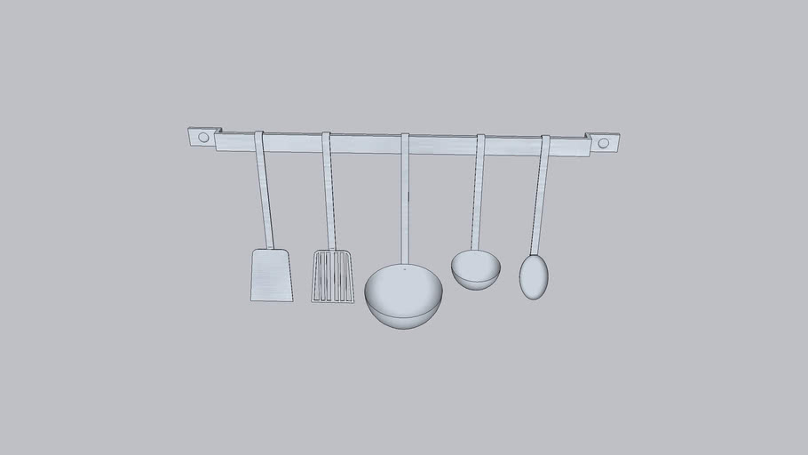 Spoonrack Lepelrek | 3D Warehouse
