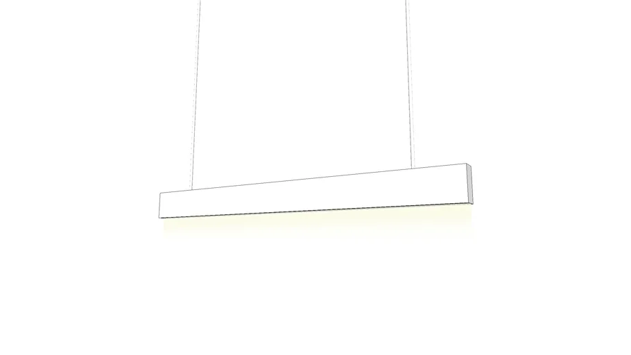 Lighting - White Linear Light 1200W | 3D Warehouse