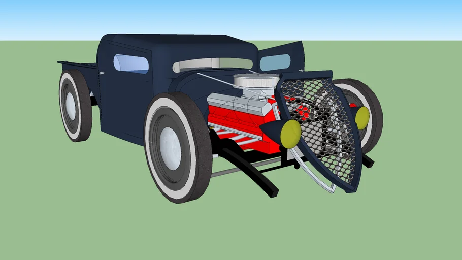 1934 Custom Rat Rod | 3D Warehouse