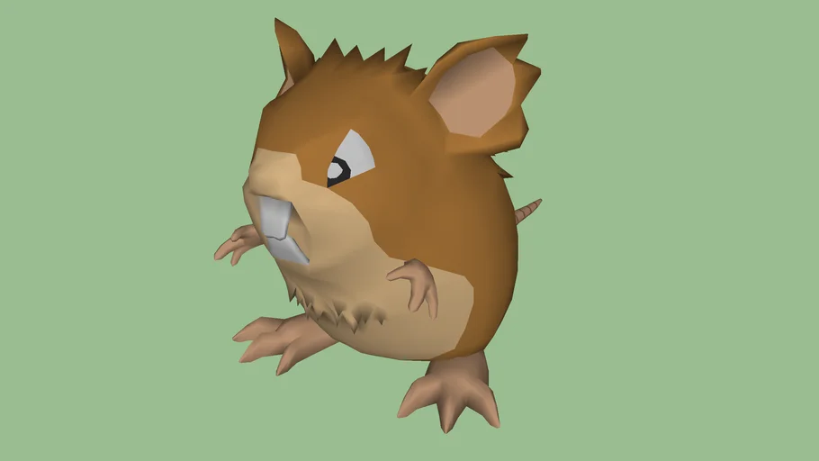 pokemon raticate 3D | 3D Warehouse