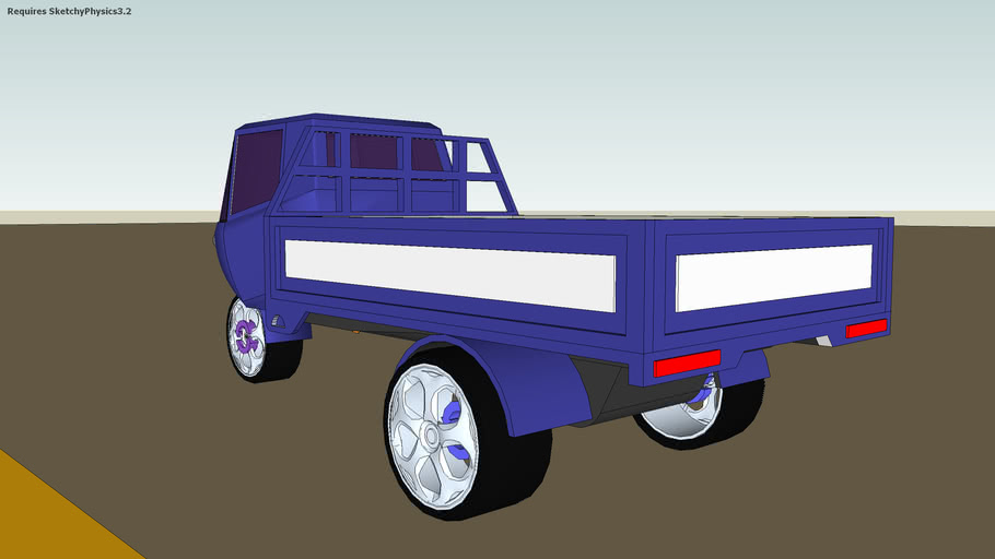 Three wheel truck | 3D Warehouse