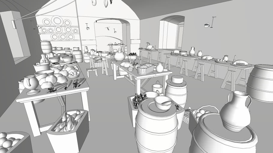 Medieval Kitchen | 3D Warehouse