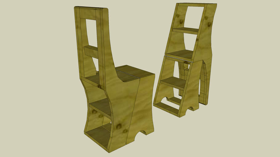 Library Chair Step | 3D Warehouse