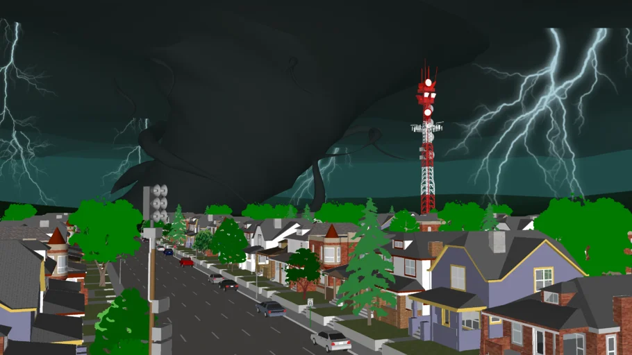 EF 5 Multi Vortex Wedge Tornado bears down on neighborhood | 3D Warehouse