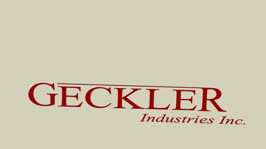 Geckler logo | 3D Warehouse
