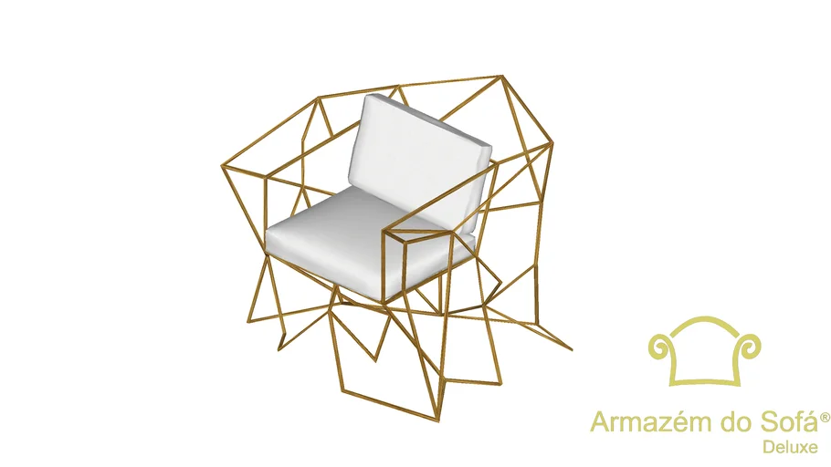Poltrona Eduardo Zebrana | 3D Warehouse