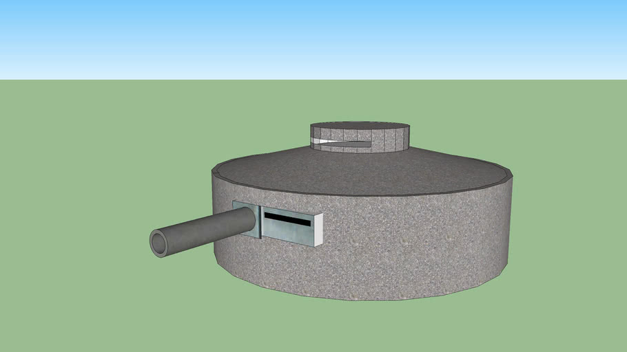 maginot line gun | 3D Warehouse