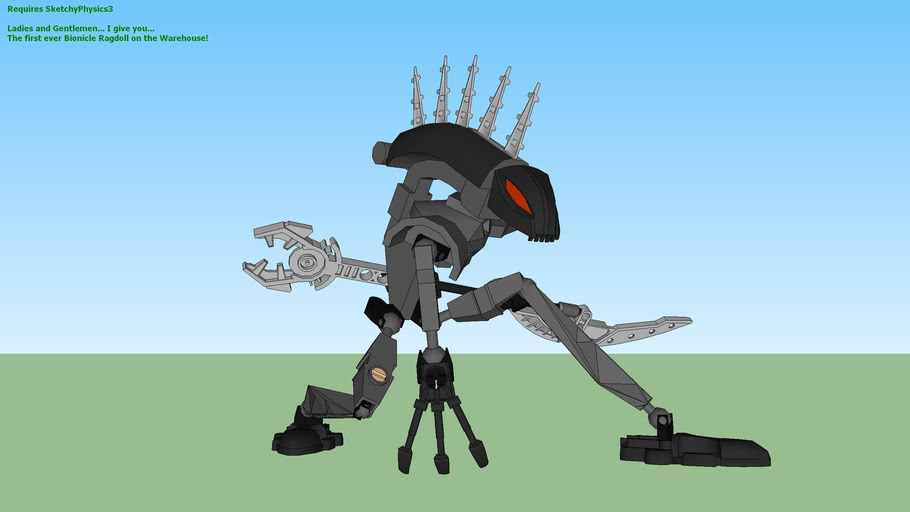 Bionicle Rahkshi Vorahk___SKETCHYPHYSICS RAGDOLL ((**UPDATE**)) | 3D ...
