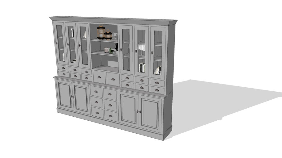 Vitrinekast Urk | 3D Warehouse