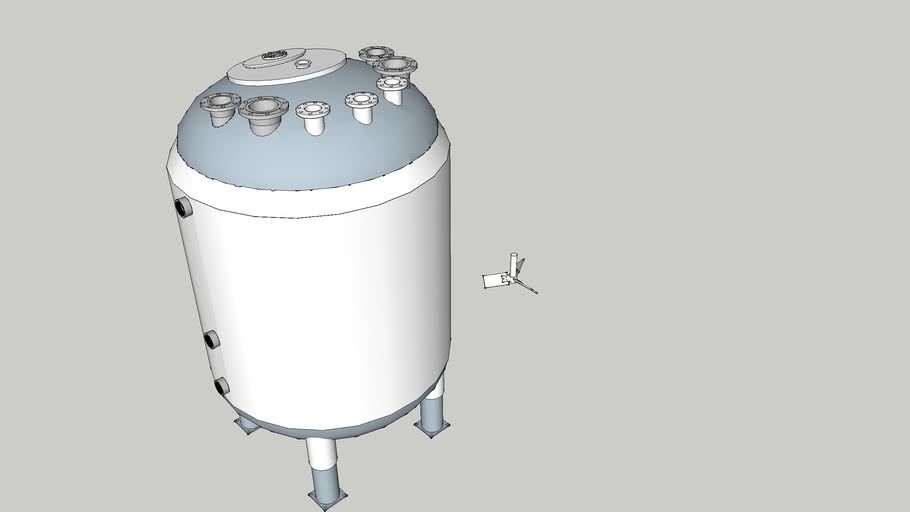 Taiji 2000 Gallon Reactor/Blender | 3D Warehouse