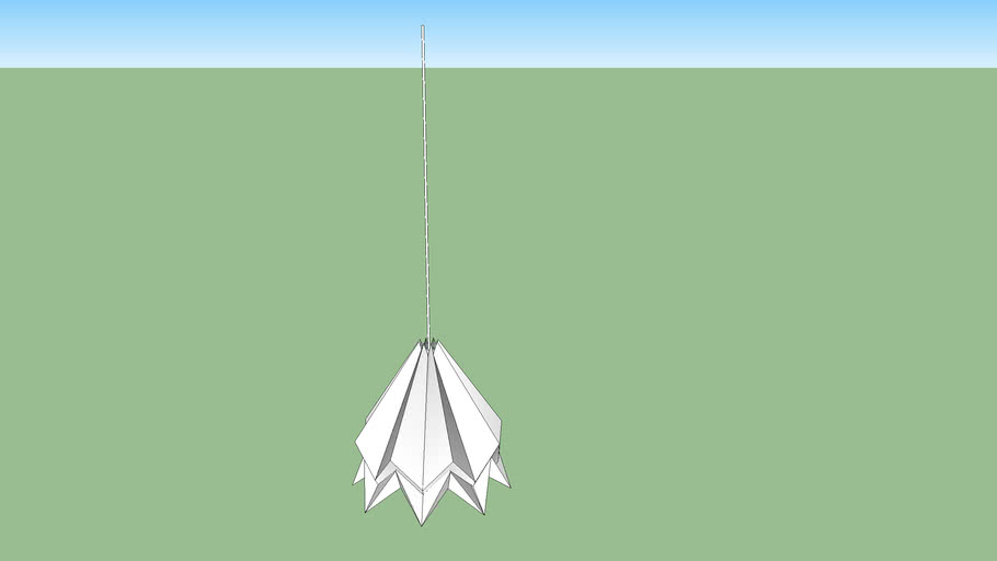 Candeeiro Origami | 3D Warehouse