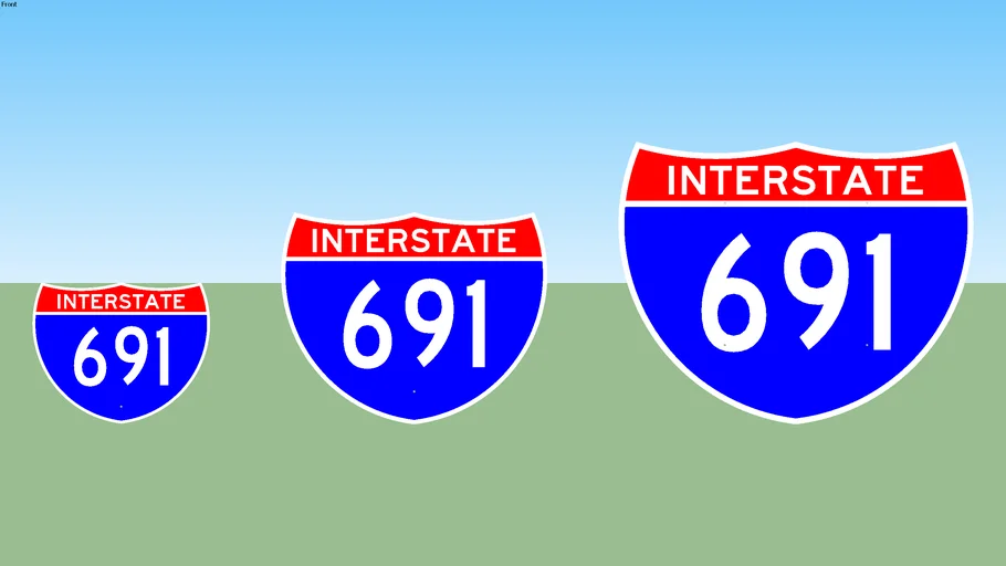Interstate 691 Sign | 3D Warehouse