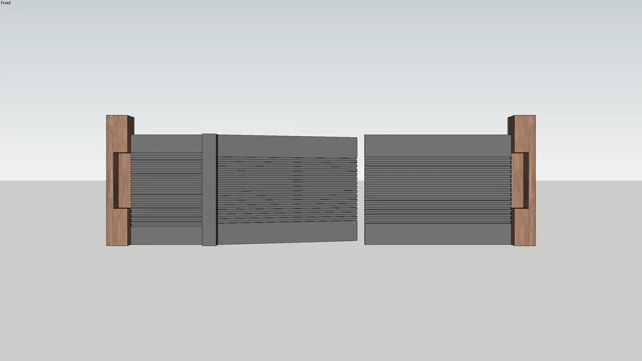 Metal gate | 3D Warehouse