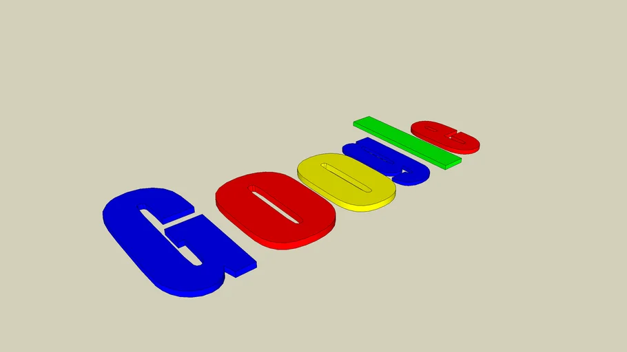 Google logo | 3D Warehouse