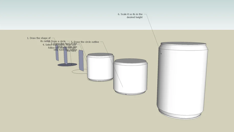 How to make a coke can | 3D Warehouse