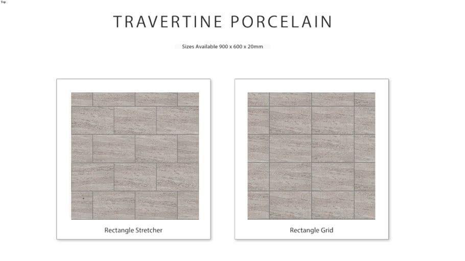 Travertine Porcelain | 3D Warehouse