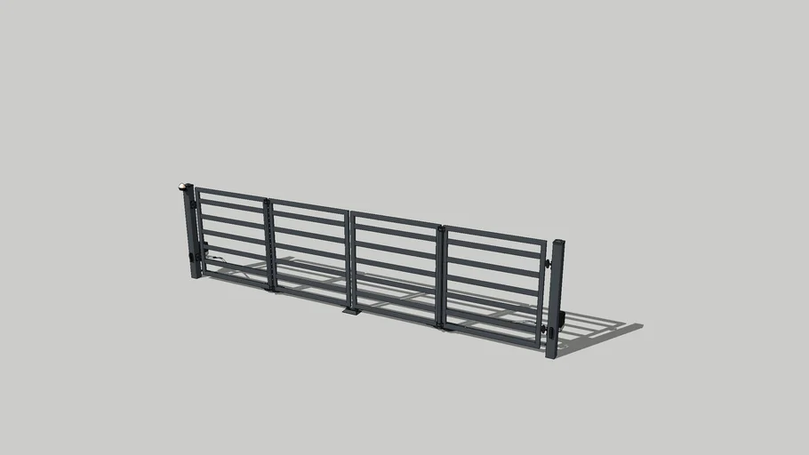 AW.10.114 residential folding gate | 3D Warehouse