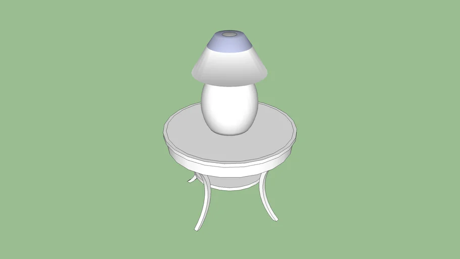 TABLE AND LAMP | 3D Warehouse
