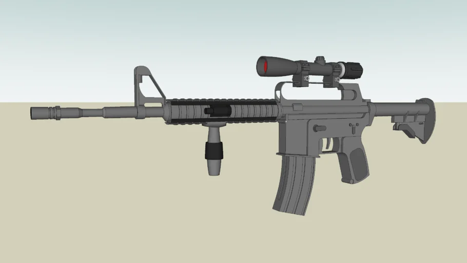 M16A4 | 3D Warehouse