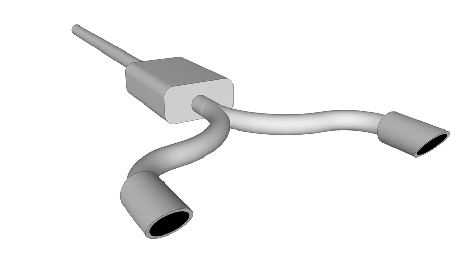 Dual Exhaust System | 3D Warehouse