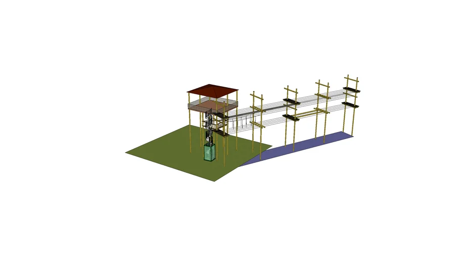 Outward Bound Omaha Platform with Odyssey Course | 3D Warehouse