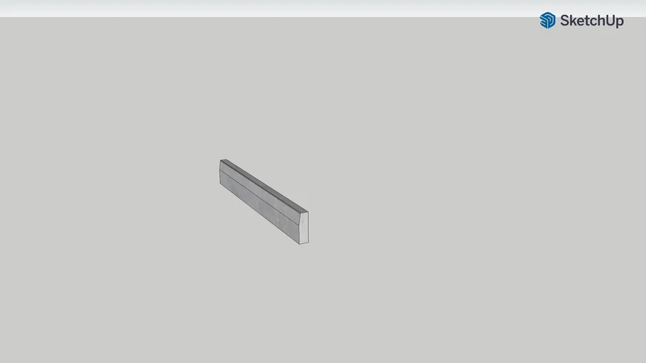 Trief Kerb Straight | 3D Warehouse