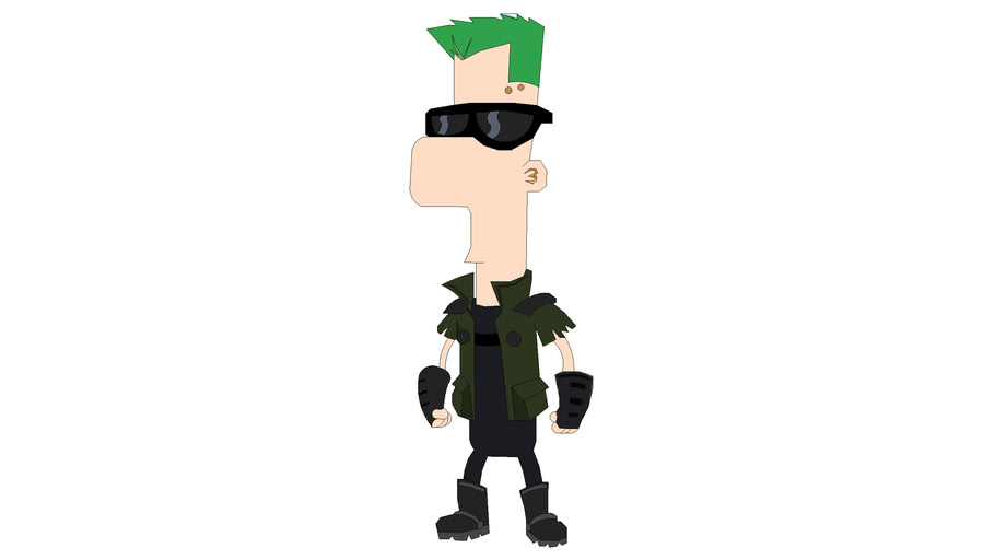 ferb from phineas and ferb across the second dimesion | 3D Warehouse