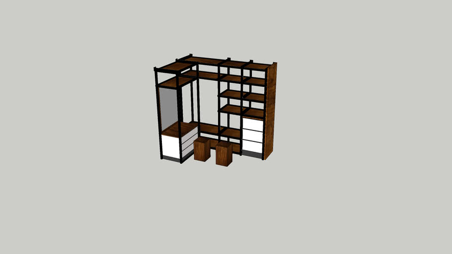 Walk In Wardrobe | 3D Warehouse