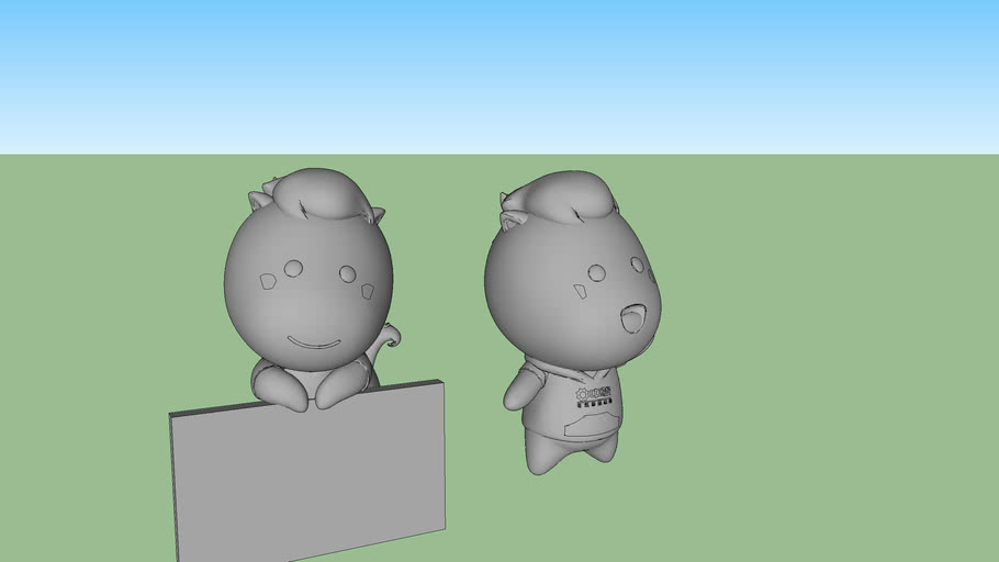 character mascots 01 | 3D Warehouse