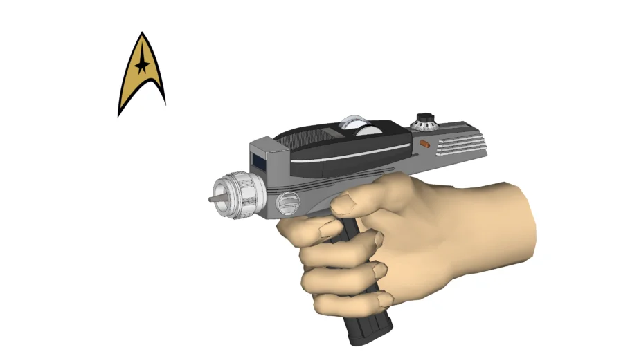 Star Trek Weapons - Original Series - Type 2 Hand Phaser (2266) | 3D ...
