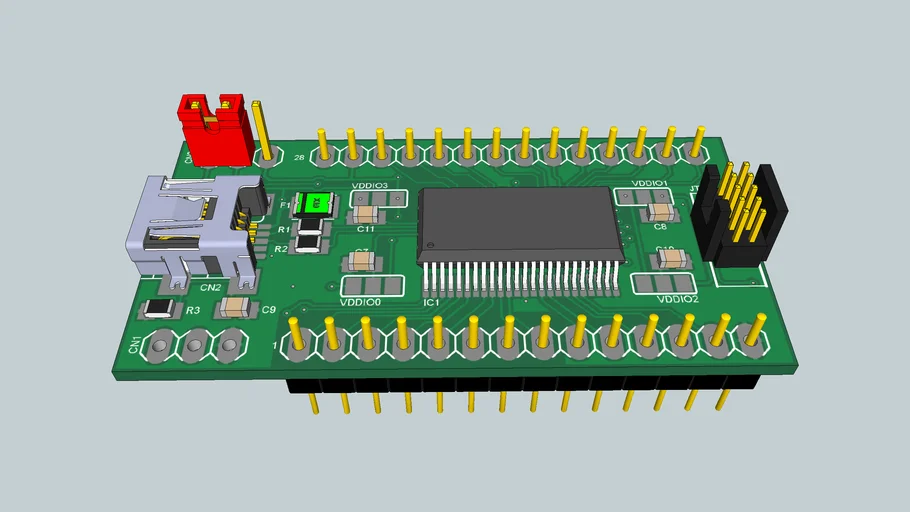 PSoC 3 TESTBOARD | 3D Warehouse