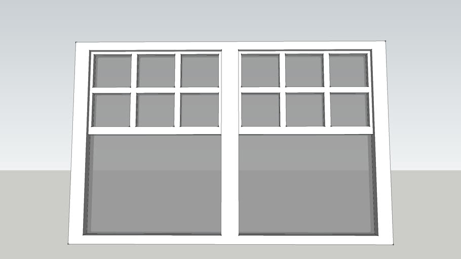 Double 3 Paned Window | 3D Warehouse