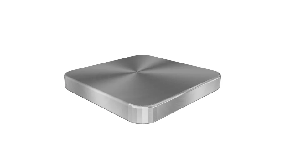 Brushed Stainless Steel Sample (1) - 4' x 4' | 3D Warehouse