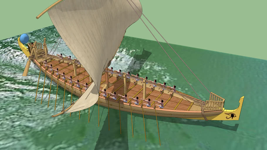 HATSHEPSUT'S ship to the land of Punt, Egyptian | 3D Warehouse