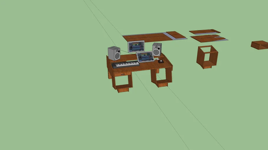 Watson Mixing Desk | 3D Warehouse