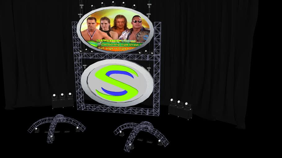 WWF SummerSlam 2000 (High Detail Stage Model) | 3D Warehouse