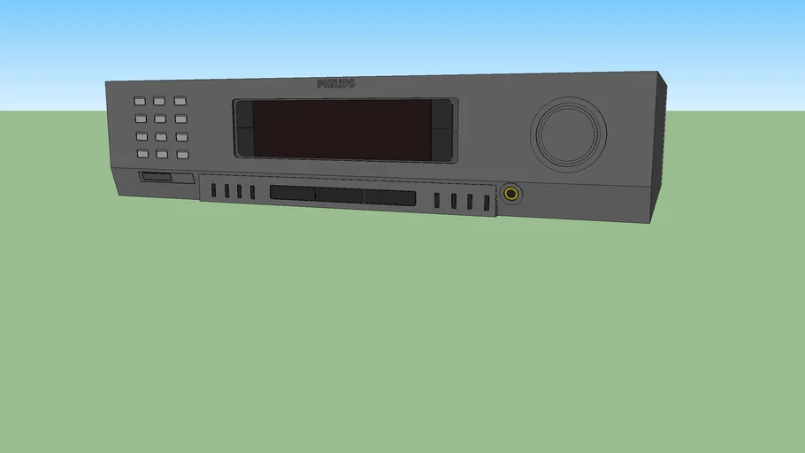 Philips (M. FT930) stereo AM/FM tuner | 3D Warehouse