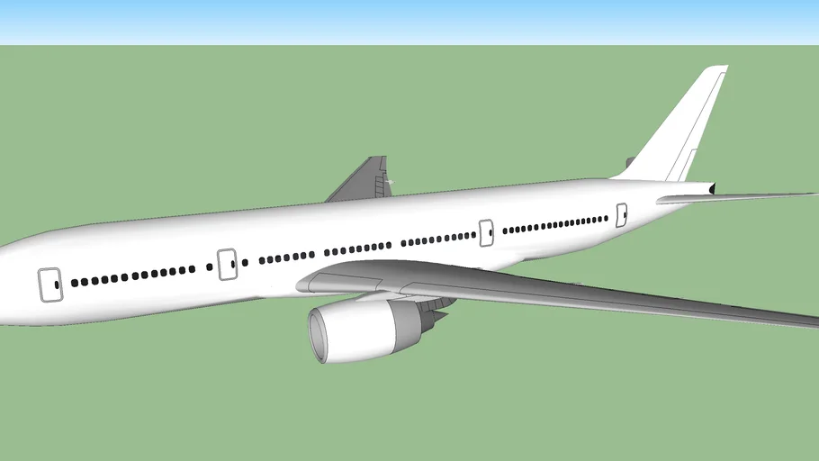 Template - Boeing 777-200 | 3D Warehouse