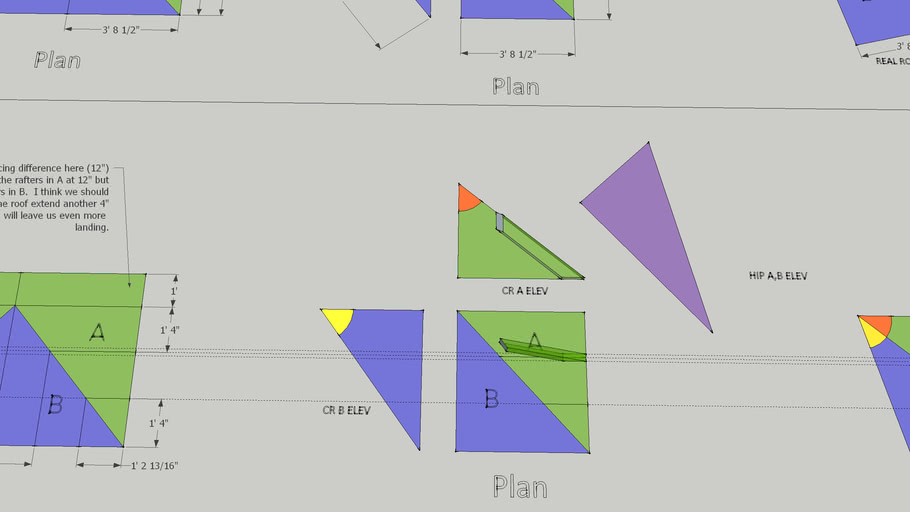 compound roof geometry | 3D Warehouse