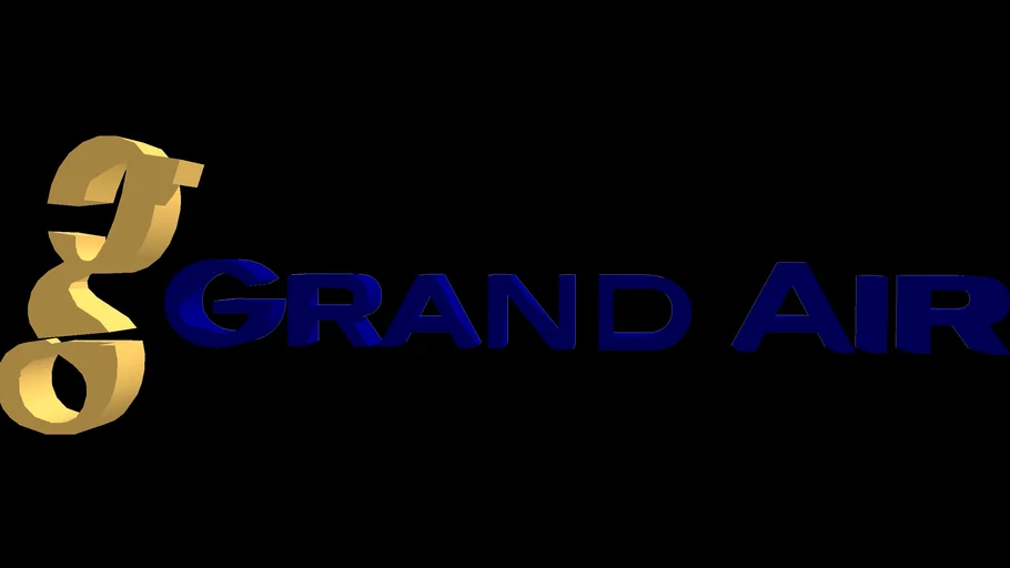 Grand Air (2012) Logo | 3D Warehouse