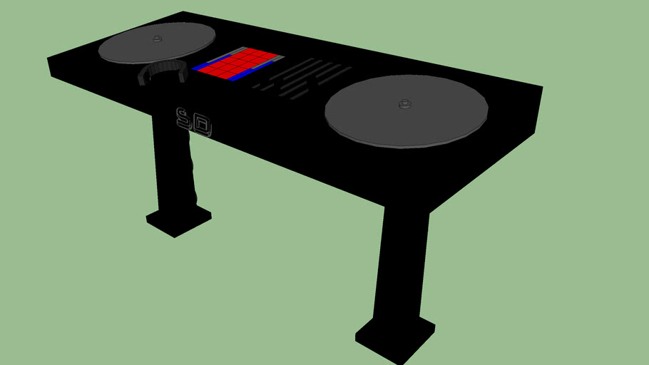 SD DJ-Tafel (Draaitafel) | 3D Warehouse