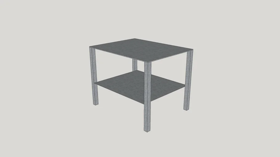 Steel Table | 3D Warehouse