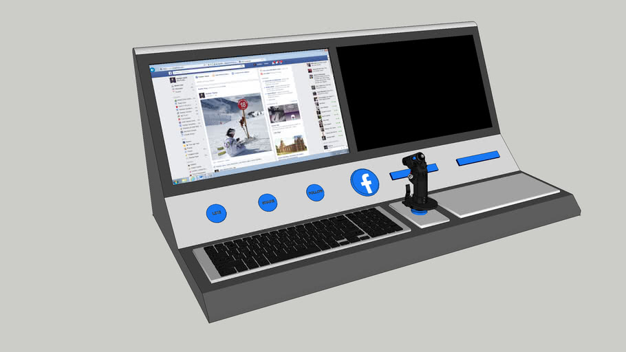 Facebook Computer Terminal | 3D Warehouse